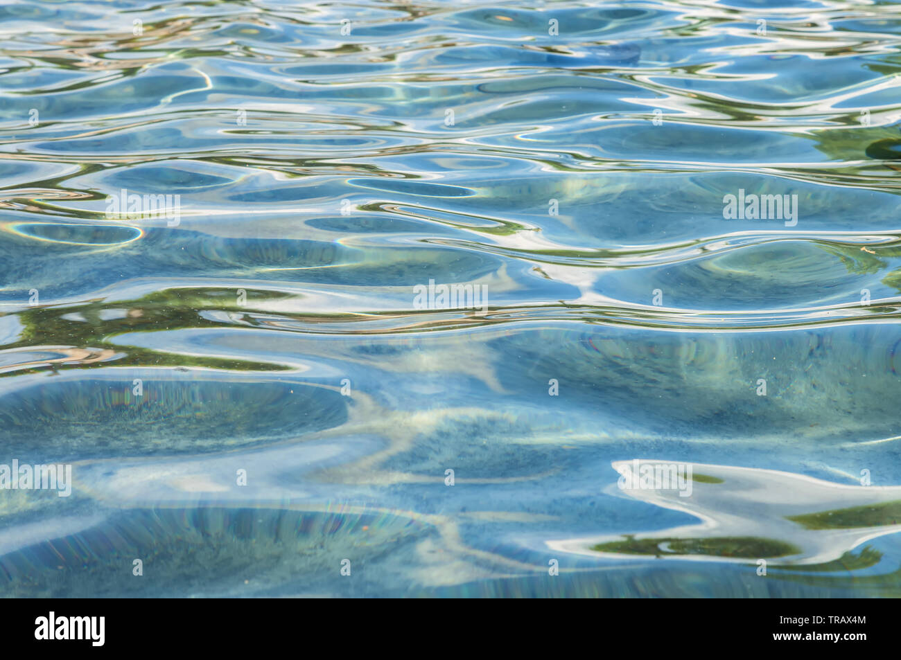 sunlight reflect on water ripples Stock Photo - Alamy