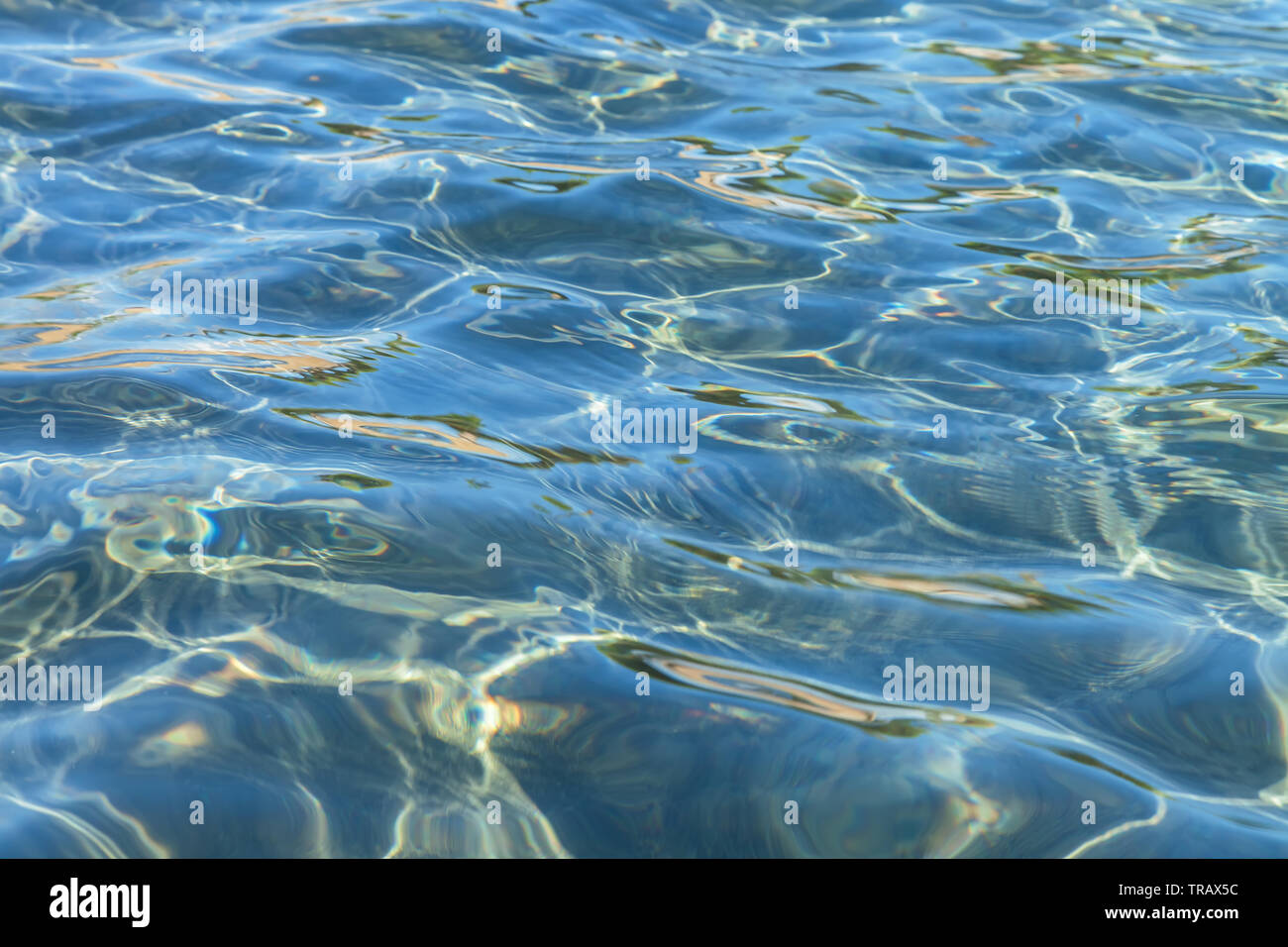 sunlight reflect on water ripples Stock Photo - Alamy