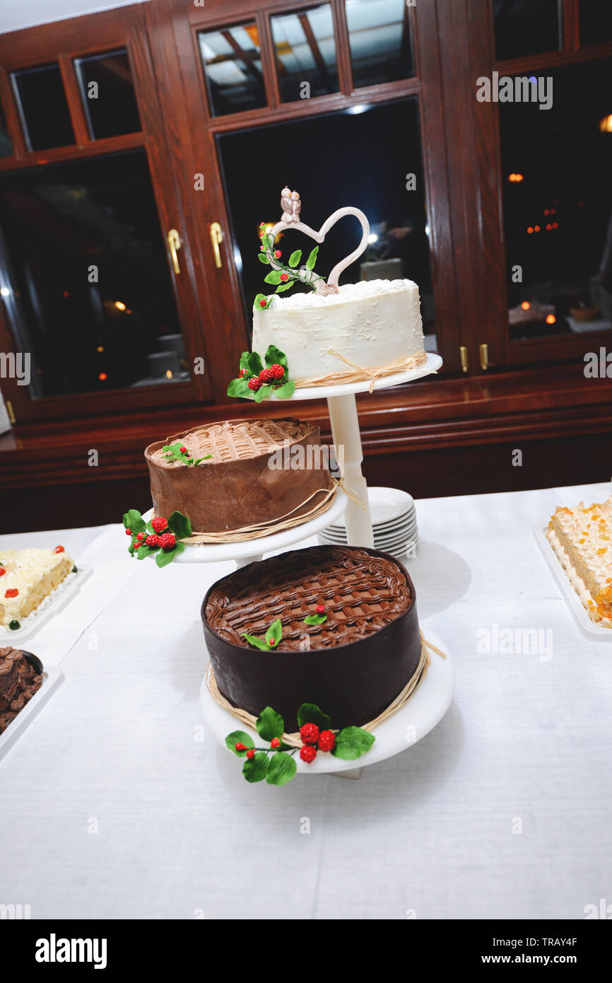 Beautiful cake for a special event Stock Photo - Alamy