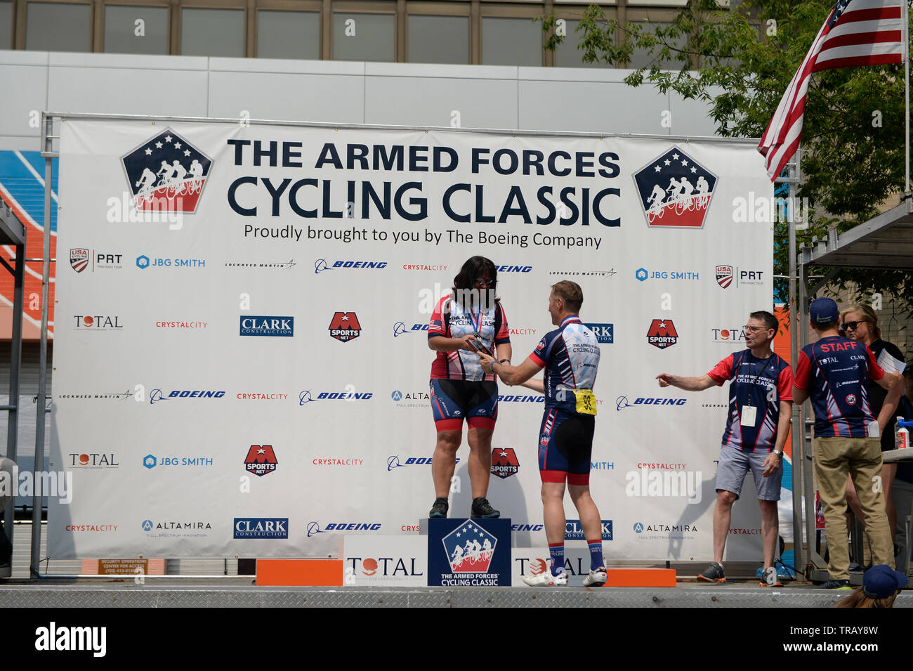 UNITED STATES - June 1, 2019: The 22nd Armed Forces Cycling Classic ...