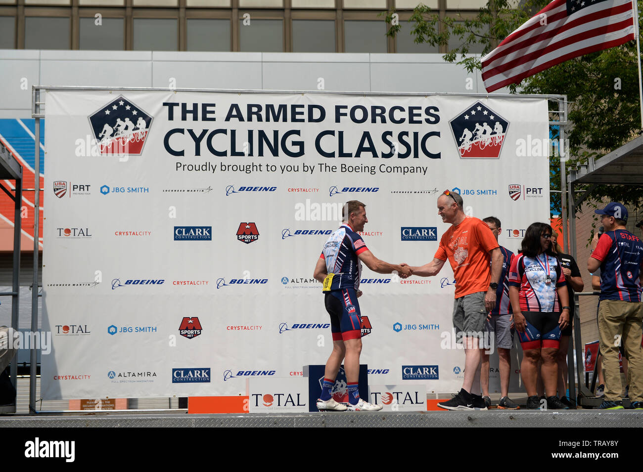 UNITED STATES - June 1, 2019: The 22nd Armed Forces Cycling Classic ...