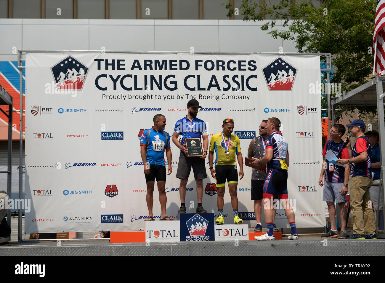 UNITED STATES - June 1, 2019: The 22nd Armed Forces Cycling Classic ...