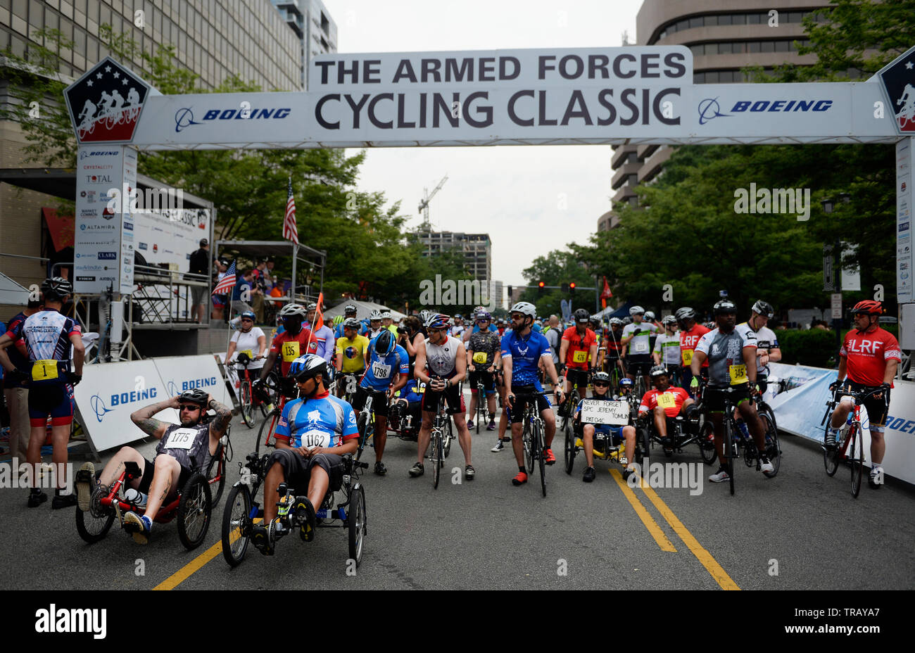 UNITED STATES - June 1, 2019: The 22nd Armed Forces Cycling Classic ...