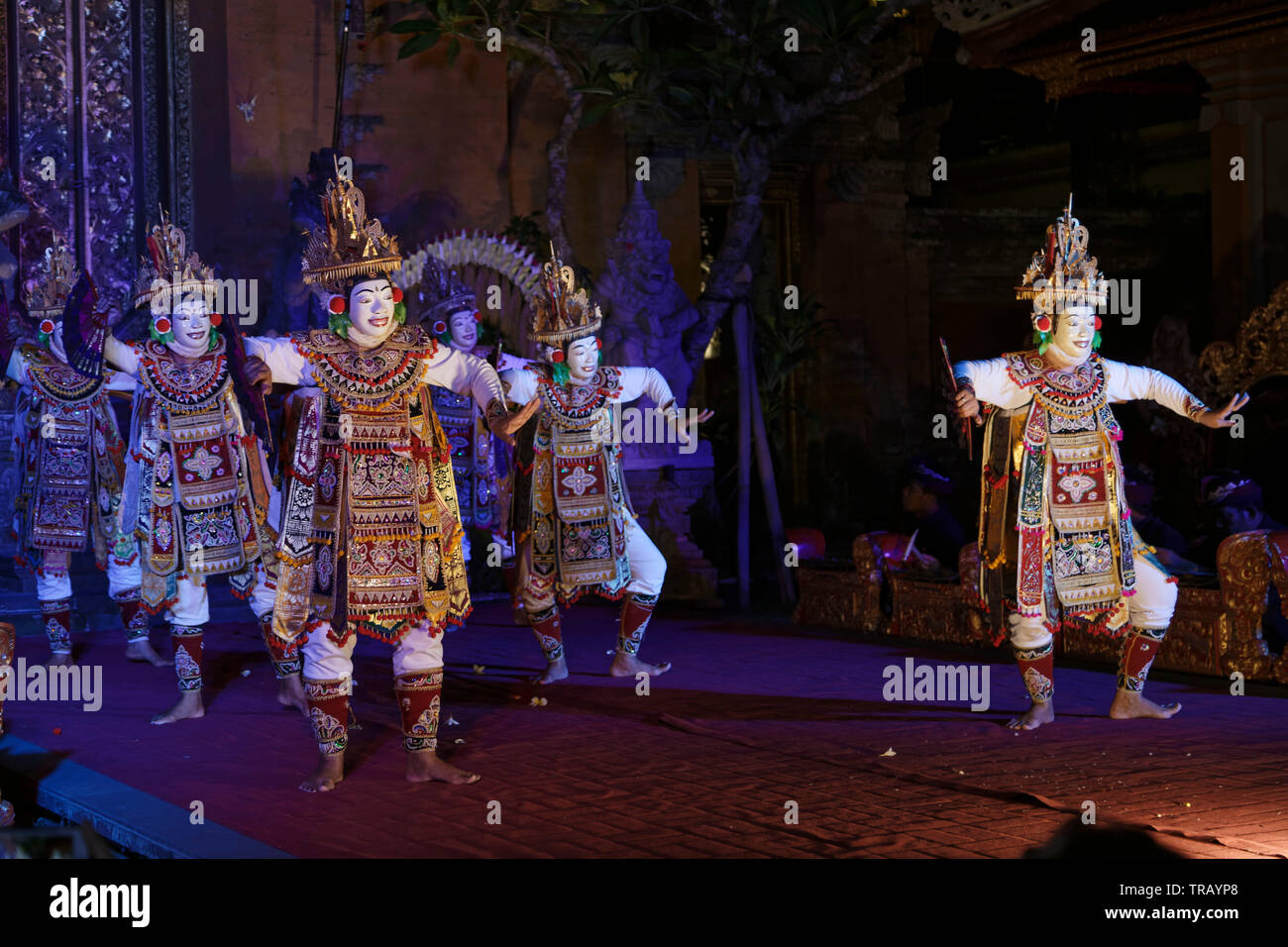 Ubud, Bali, Indonesia. 24th May, 2019. The dance performed by male ...