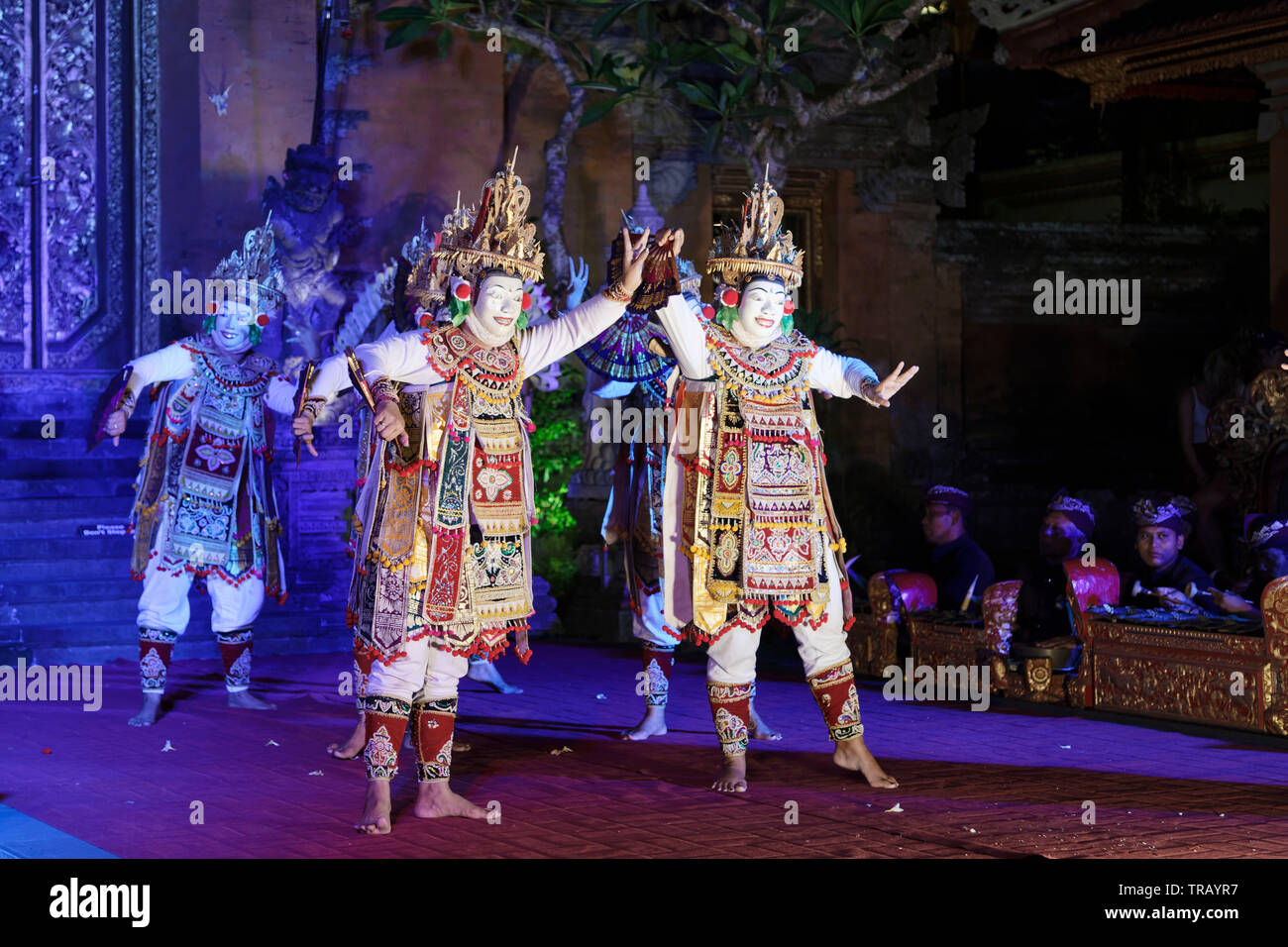 Ubud, Bali, Indonesia. 24th May, 2019. The dance performed by male ...