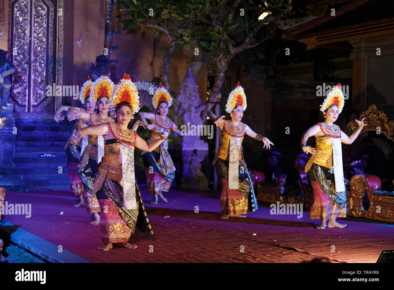 Ubud, Bali, Indonesia. 24th May, 2019. Traditional Legong & Barong ...