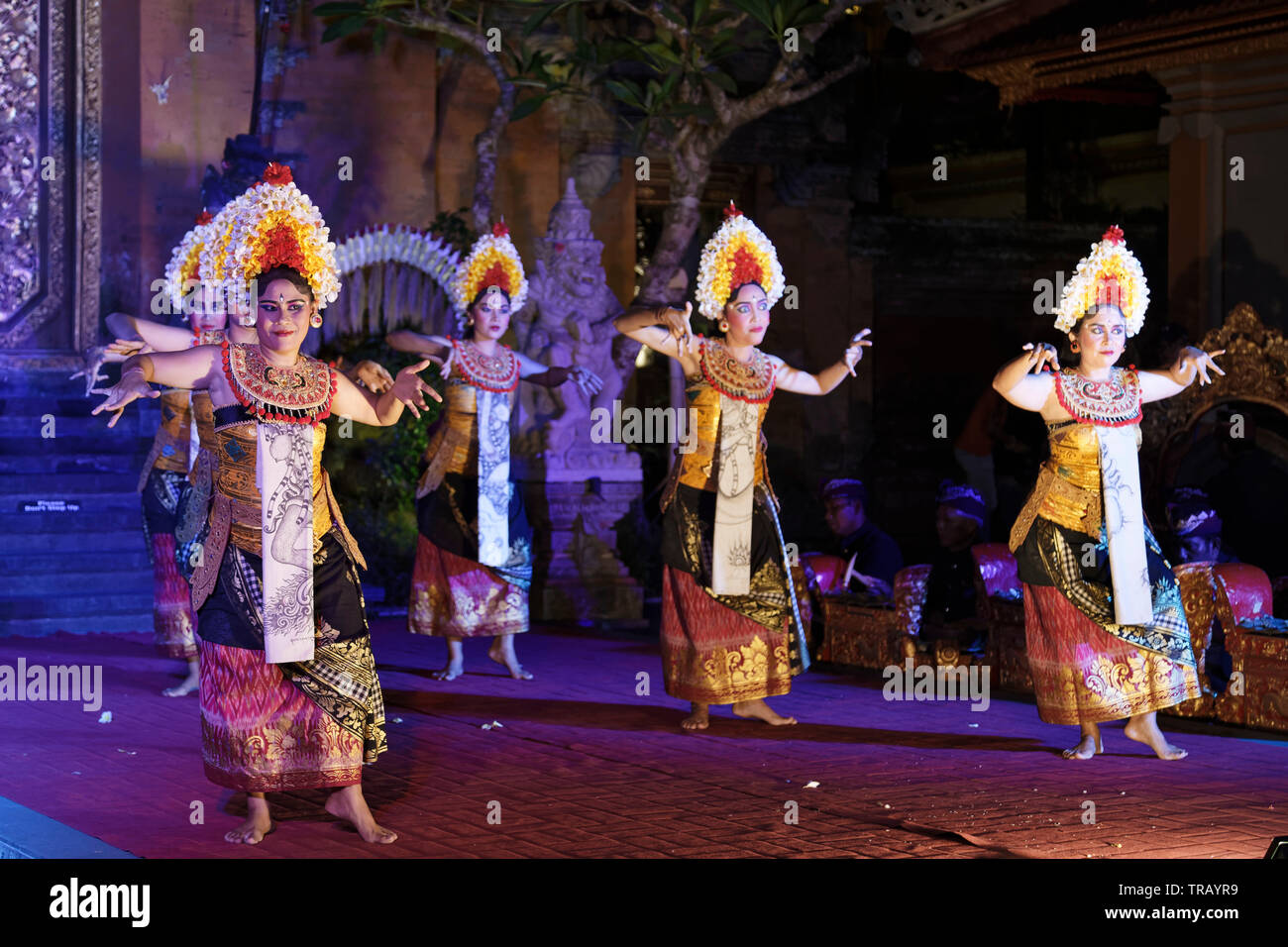 Ubud, Bali, Indonesia. 24th May, 2019. Traditional Legong & Barong ...