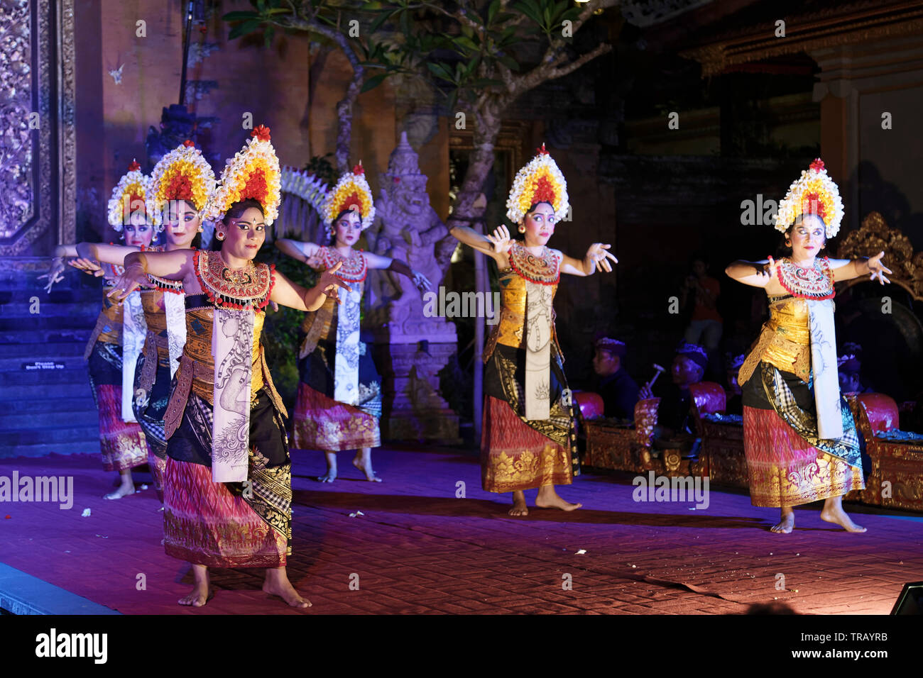 Ubud, Bali, Indonesia. 24th May, 2019. Traditional Legong & Barong ...
