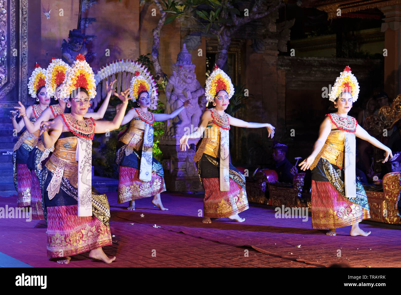 Ubud, Bali, Indonesia. 24th May, 2019. Traditional Legong & Barong ...