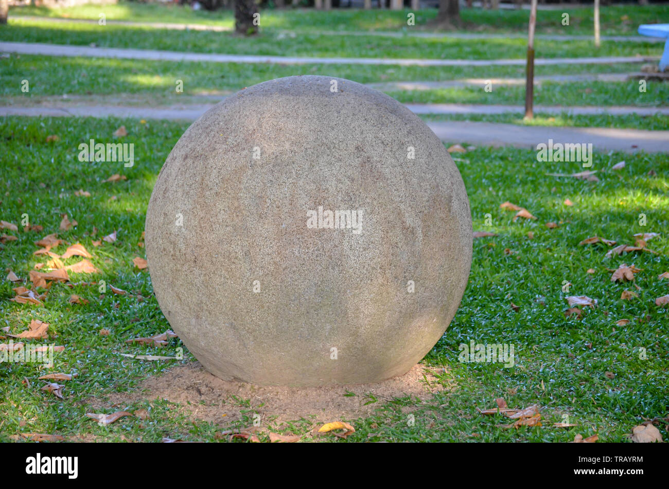 Precolumbian stone sphere hi-res stock photography and images - Alamy