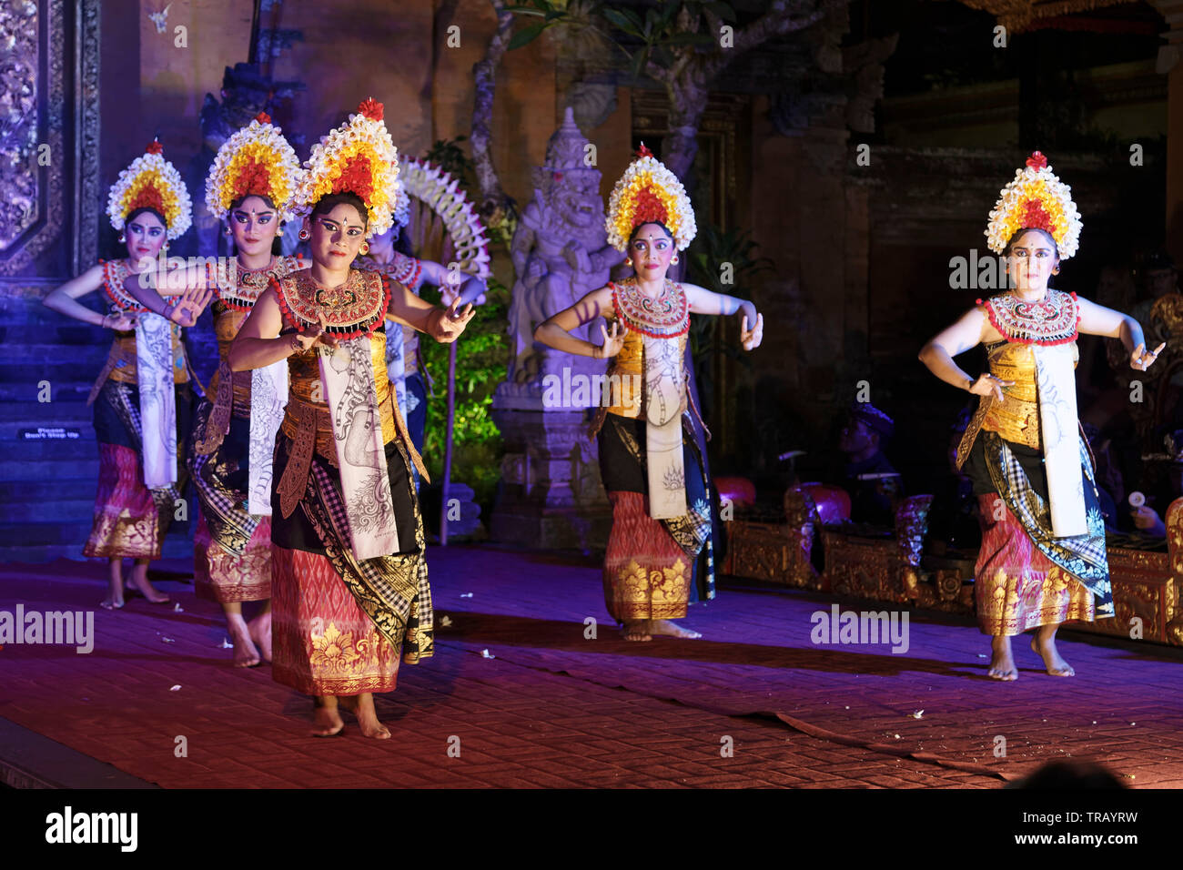 Ubud, Bali, Indonesia. 24th May, 2019. Traditional Legong & Barong ...