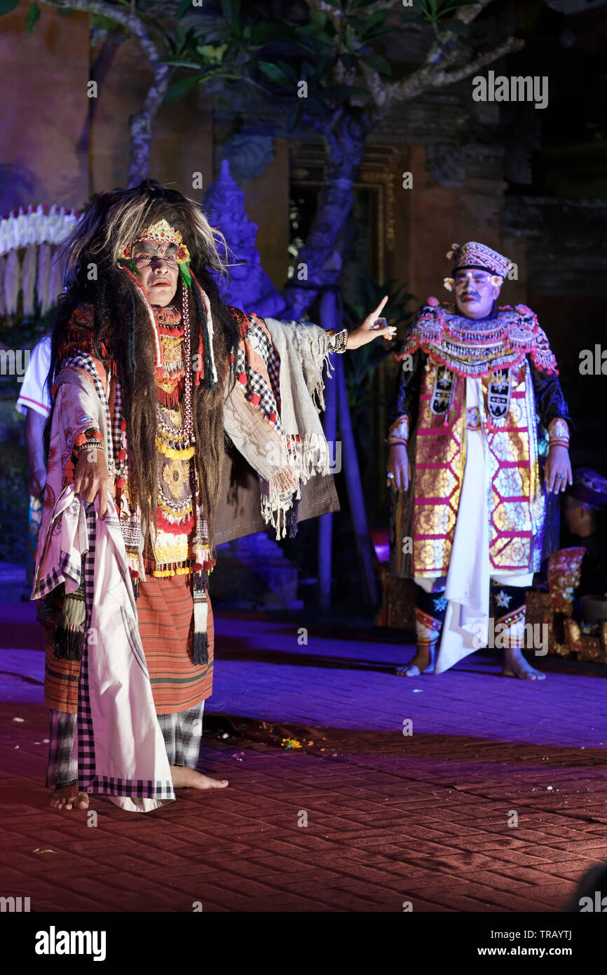 Ubud, Bali, Indonesia. 24th May, 2019. Giant monster Rangda ...