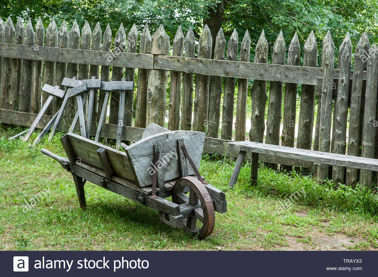 Log Stockade High Resolution Stock Photography and Images - Alamy