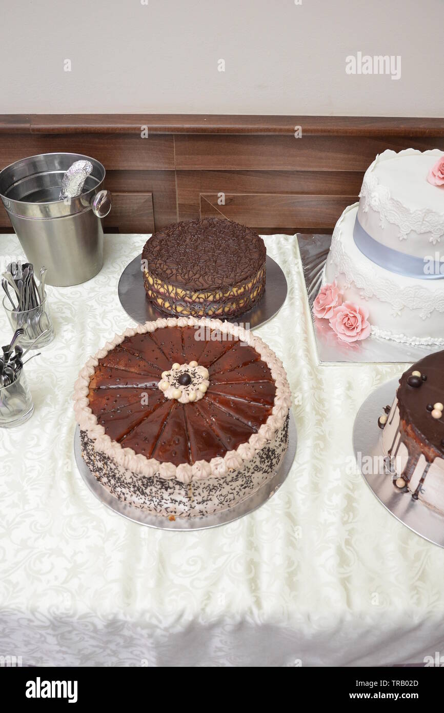 Beautiful cake for a special event Stock Photo - Alamy