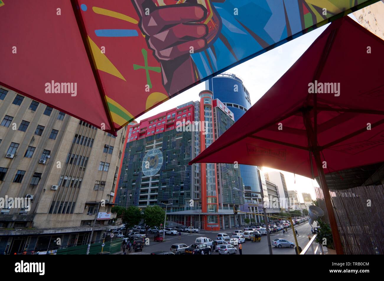 Buildings on Avenida Karl Marx, Maputo Stock Photo - Alamy