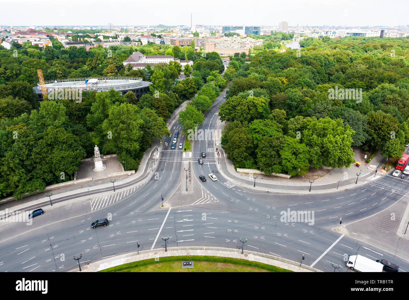 Berlin tiergarten aerial hi-res stock photography and images - Alamy