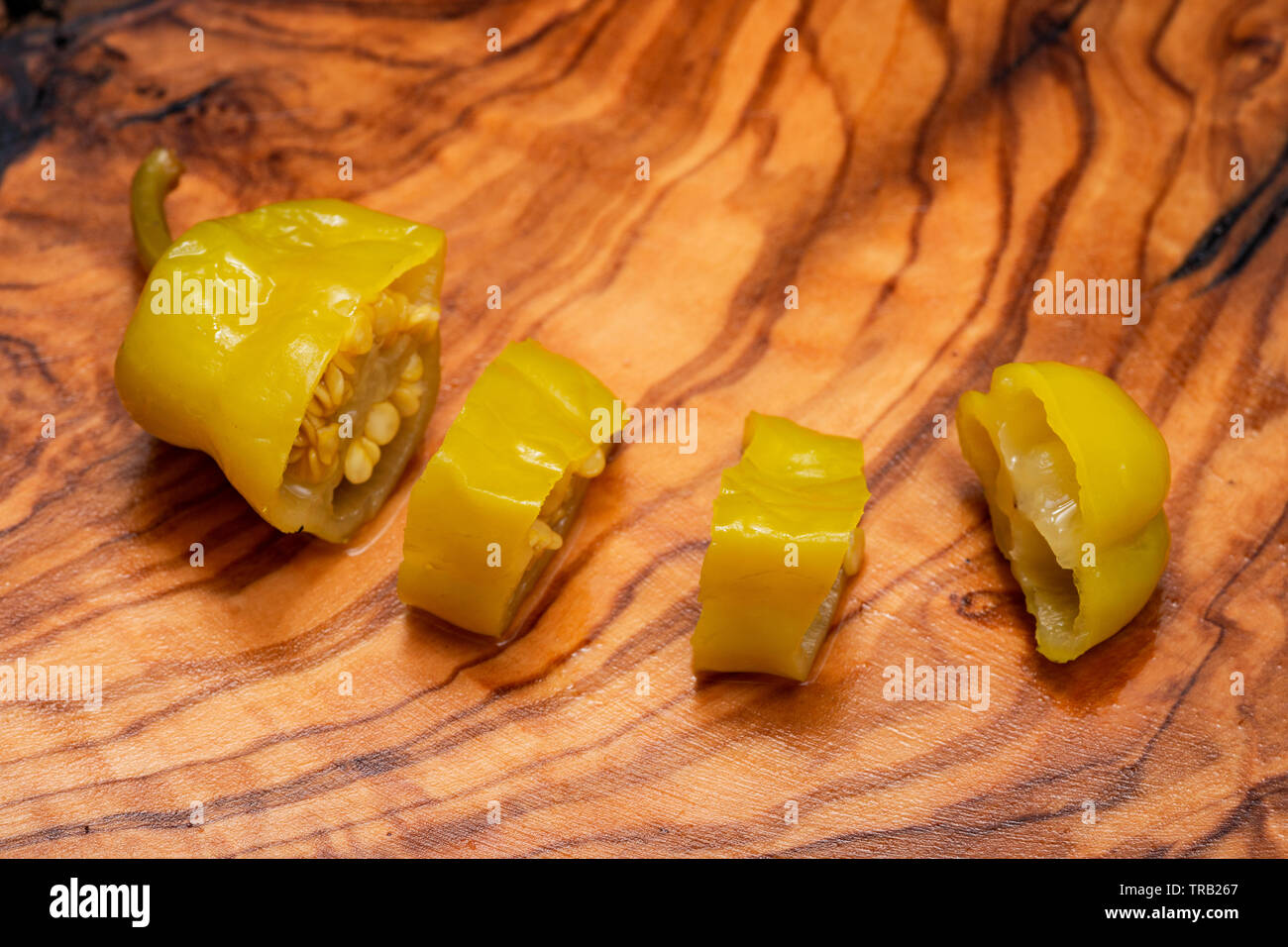 Pickled Golden Greek Peppers, Pepperoncini or Friggitelli (sweet ...