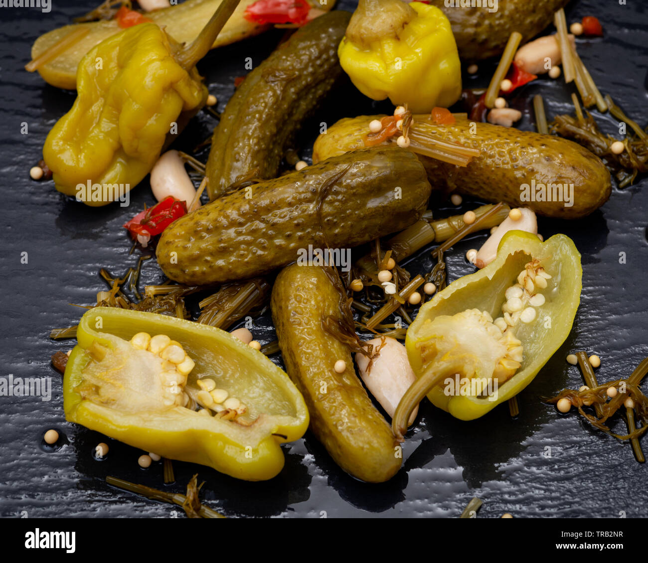 Cornichons (Mini French style Gherkin Cucumbers) and Pickled ...