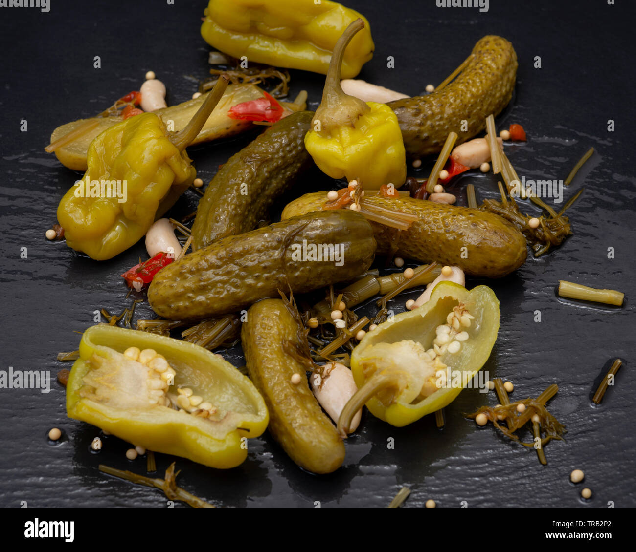 Cornichons (Mini French style Gherkin Cucumbers) and Pickled ...