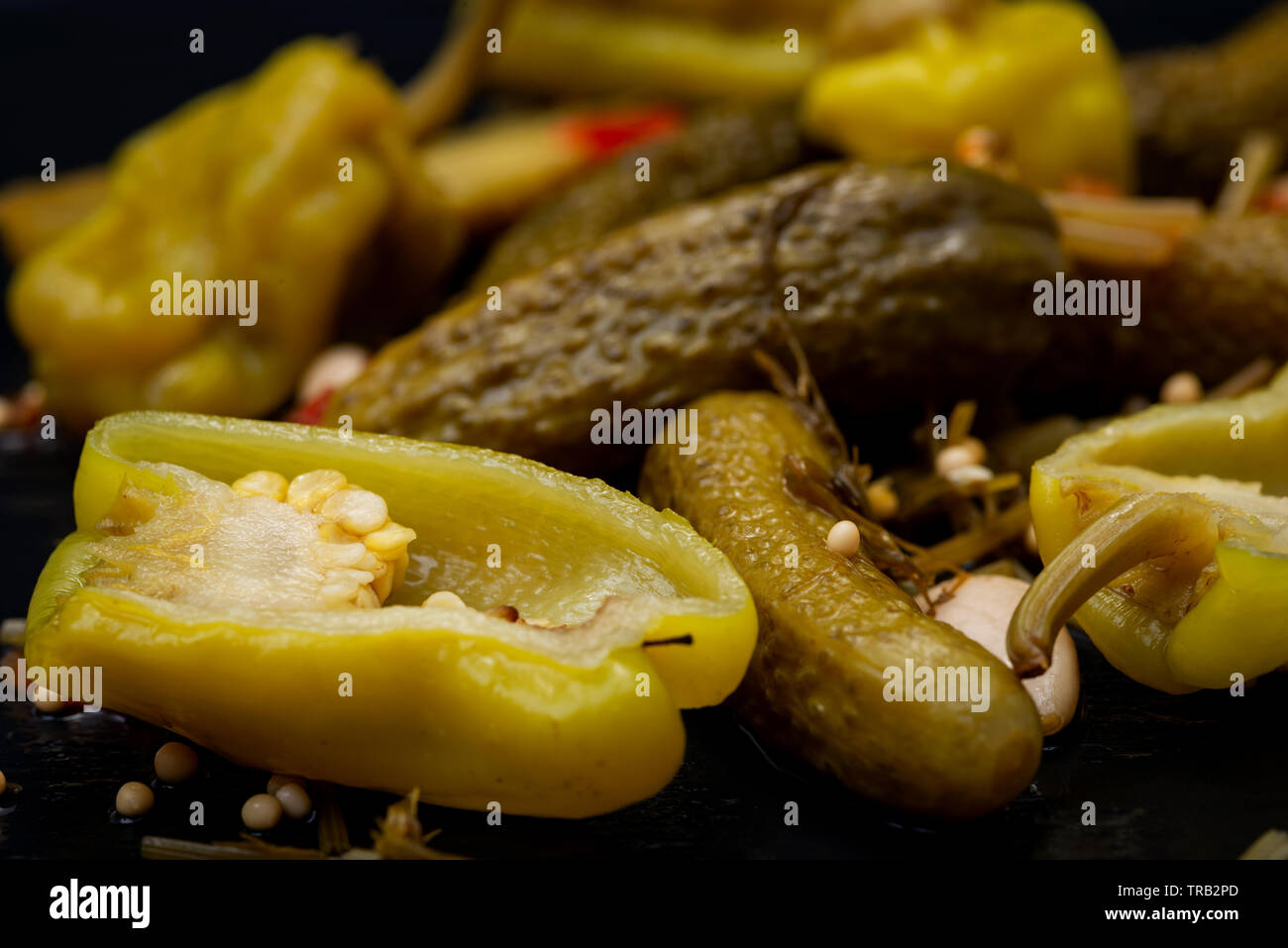 Cornichons (Mini French style Gherkin Cucumbers) and Pickled ...