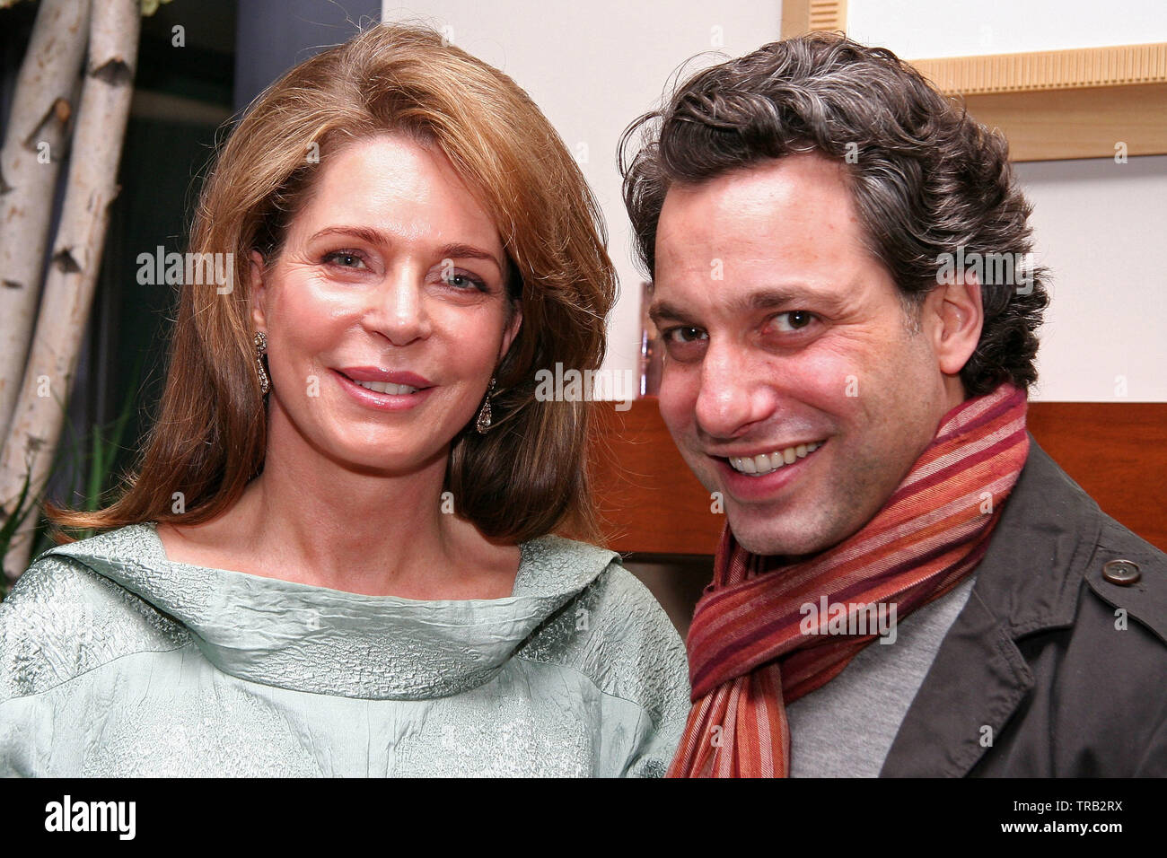 New York, USA. 4 March, 2008. Queen Noor, of Jordan, Thom Filicia at ...
