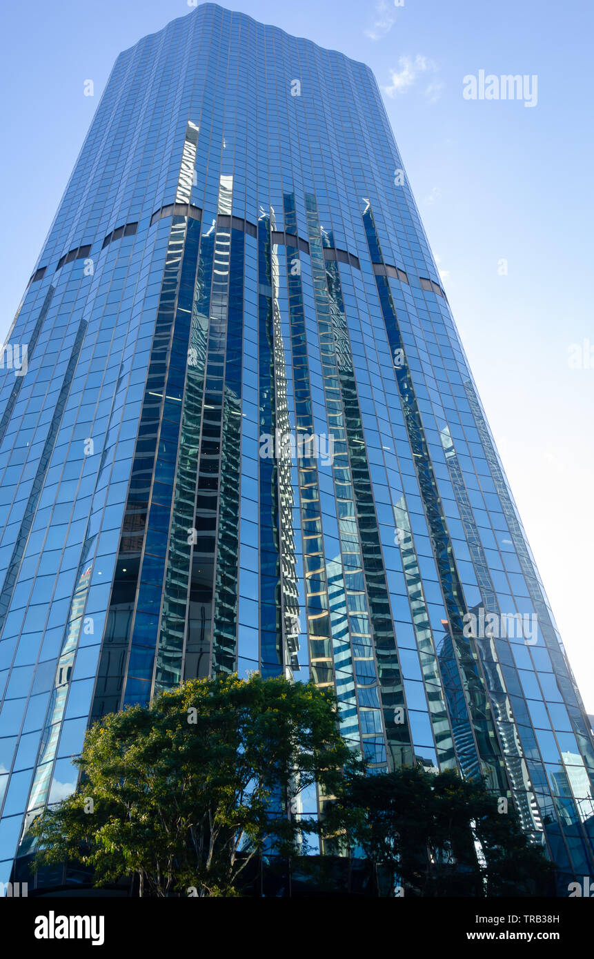 Skyscrapers, office buildings, in central business district, Brisbane ...