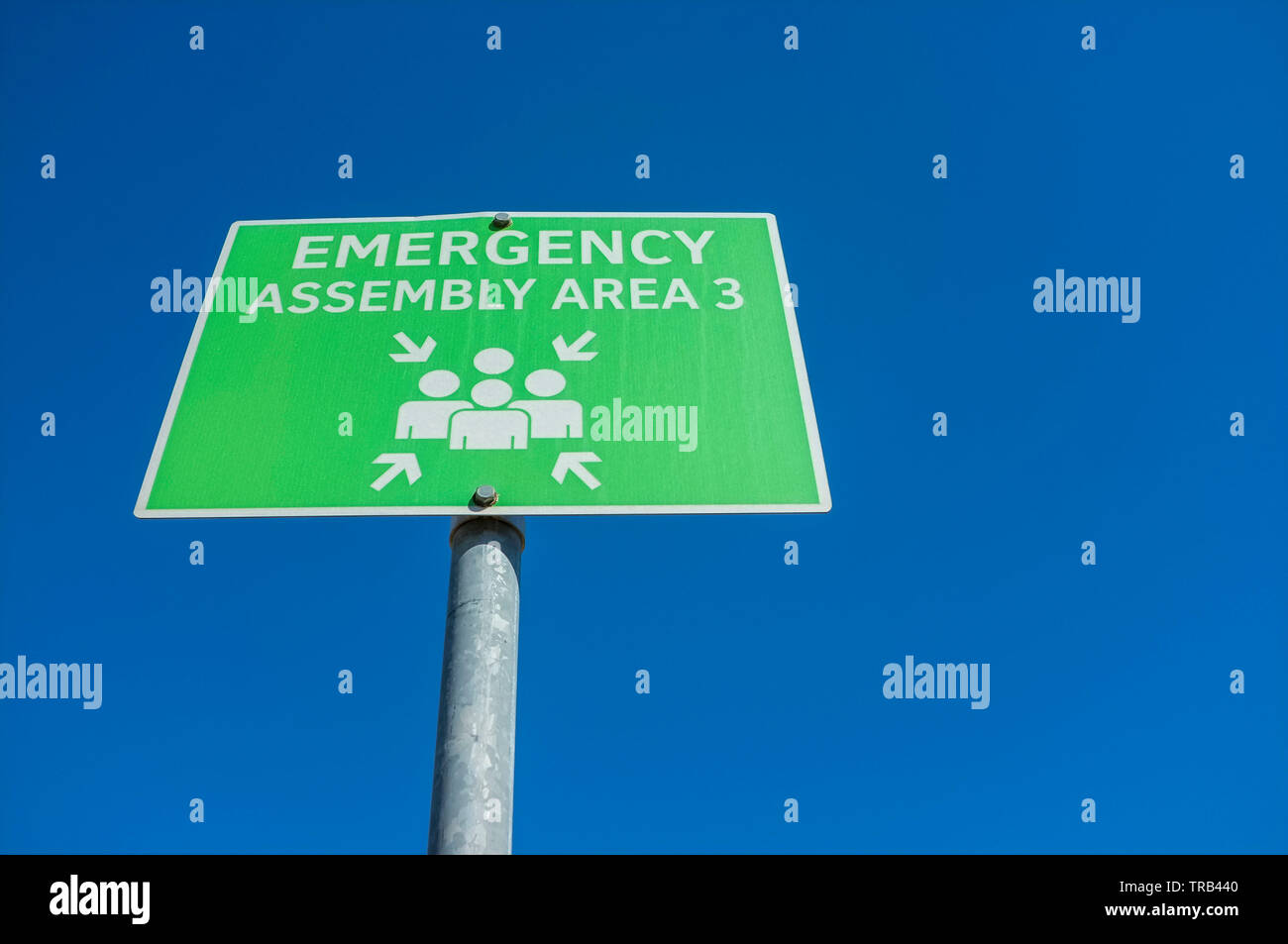 Emergency assembly area hi-res stock photography and images - Alamy
