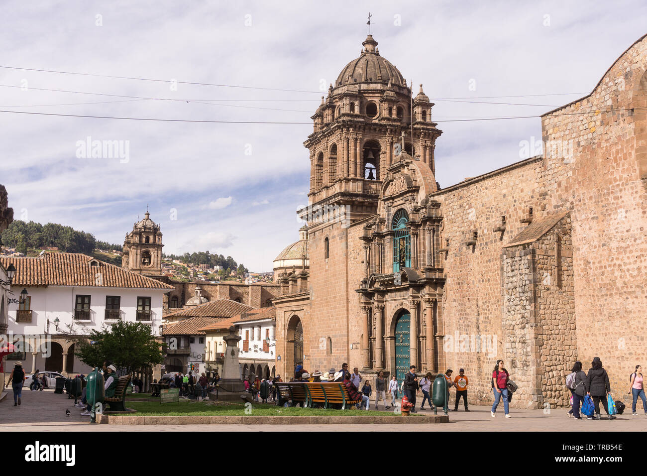 Basilica de la Merced - catholic church in Cusco, Peru Stock Photo - Alamy
