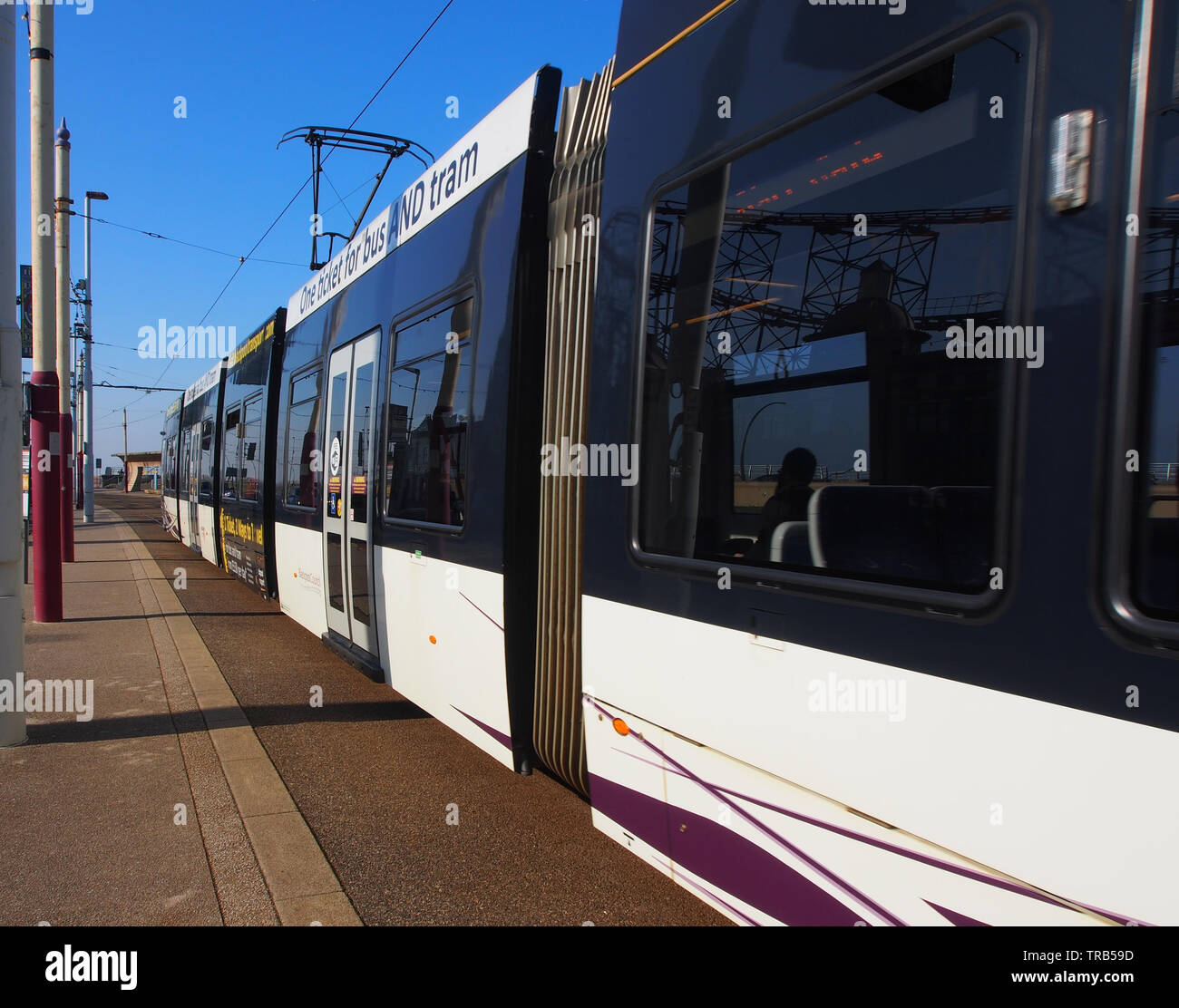 Blackpool tram hi-res stock photography and images - Alamy
