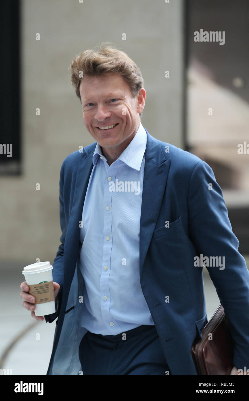 London, UK, 2nd June 2019. Richard Tice seen at the BBC studios in ...