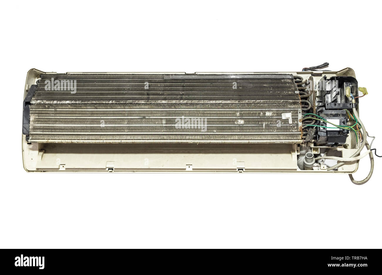 Air conditioner old inside circuit system Stock Photo - Alamy