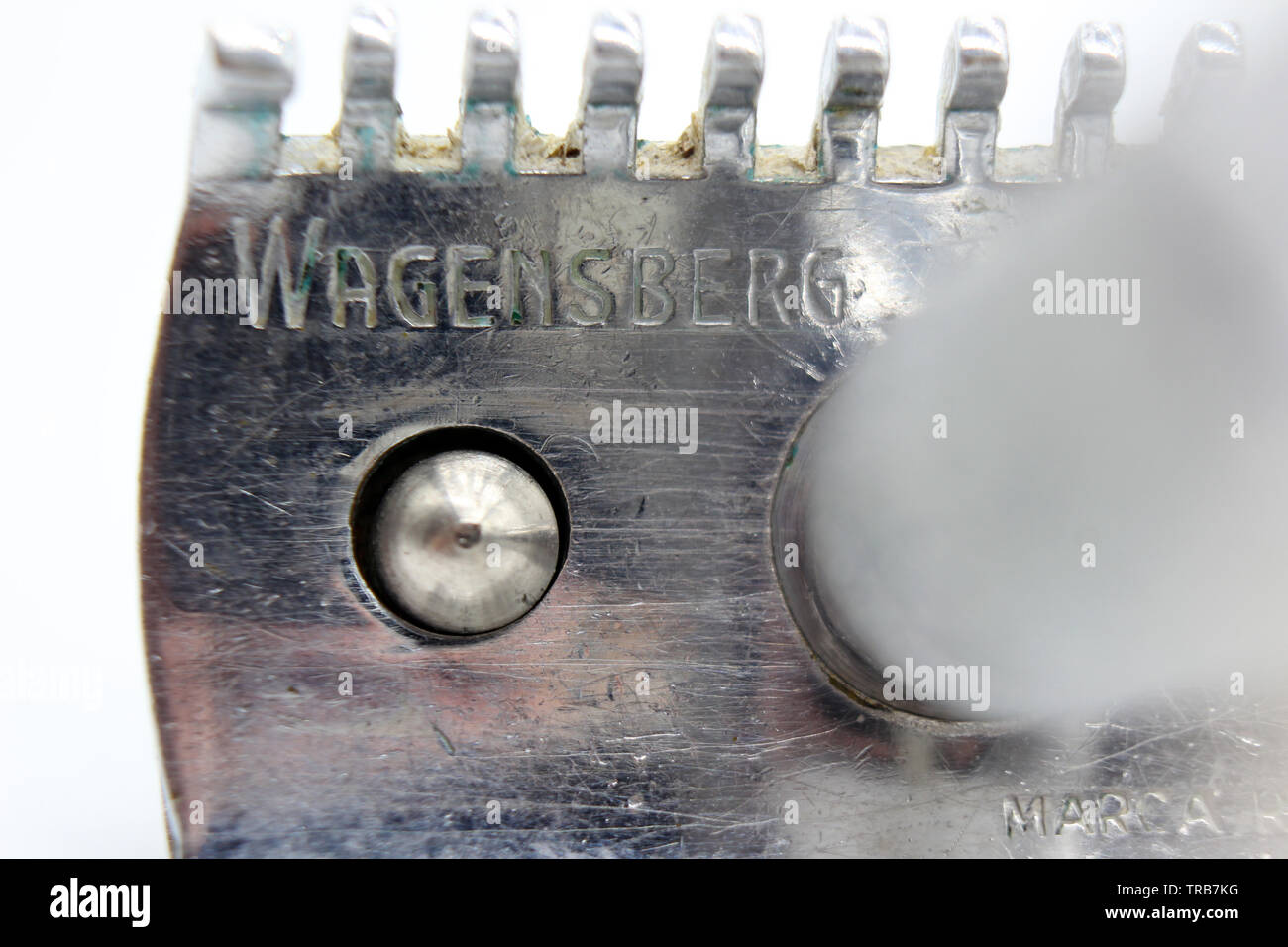 Vintage 60s-70s rare Wagensberg razor shaver, isolated on a white ...