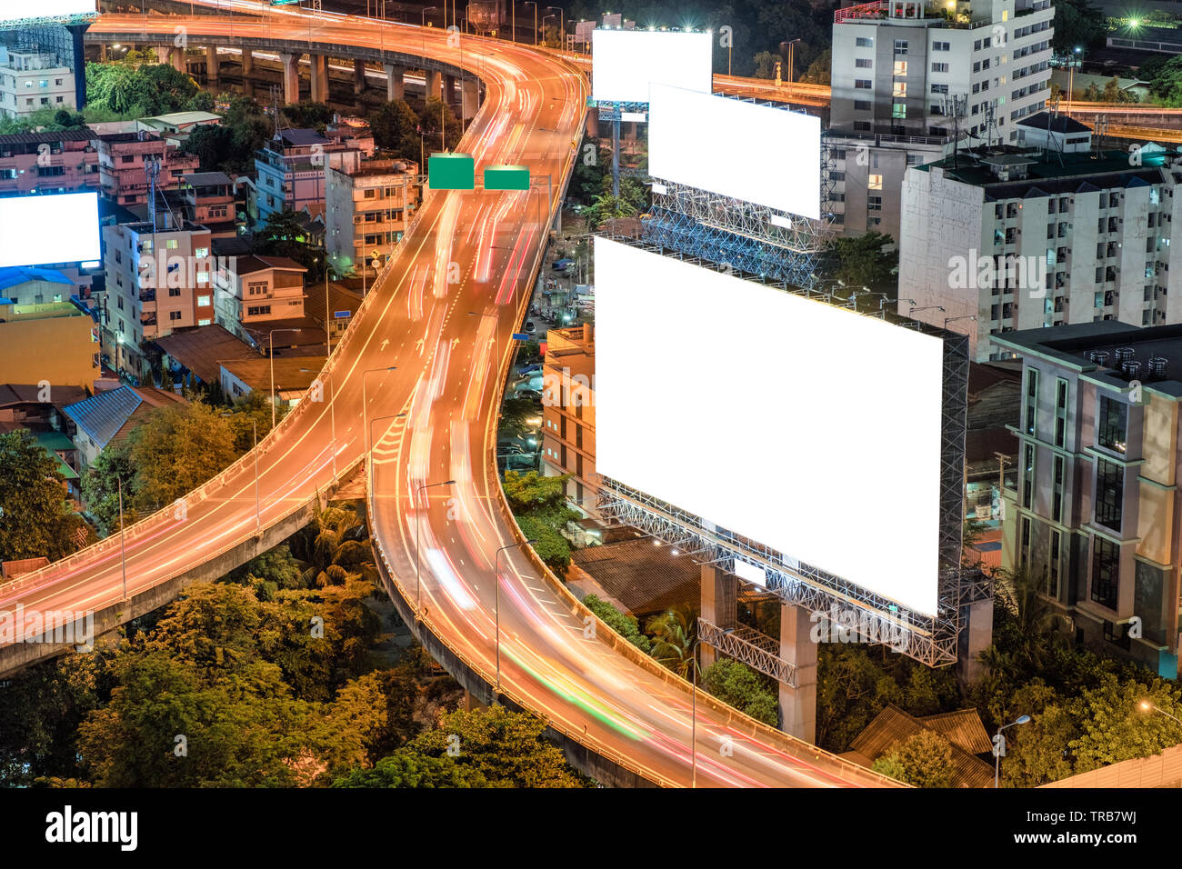 Bangkok billboards advertising hi-res stock photography and images - Alamy