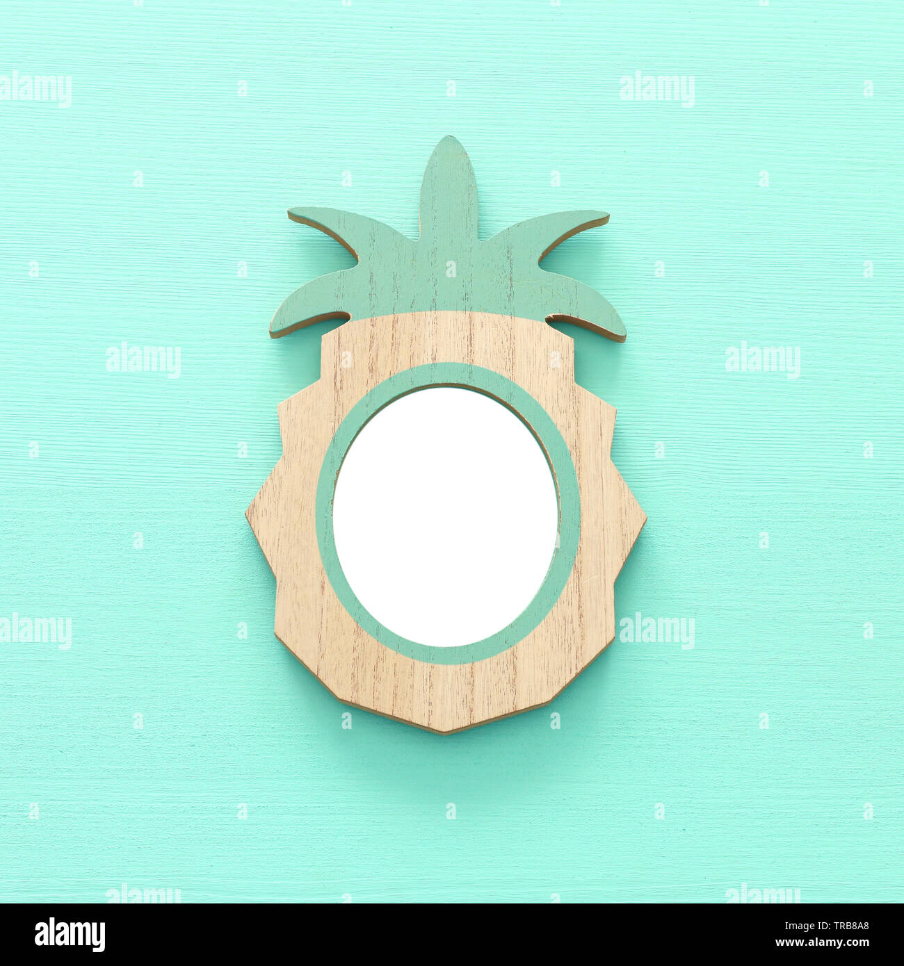 Empty pineapple shape photo frame. For photography and scrapbook ...