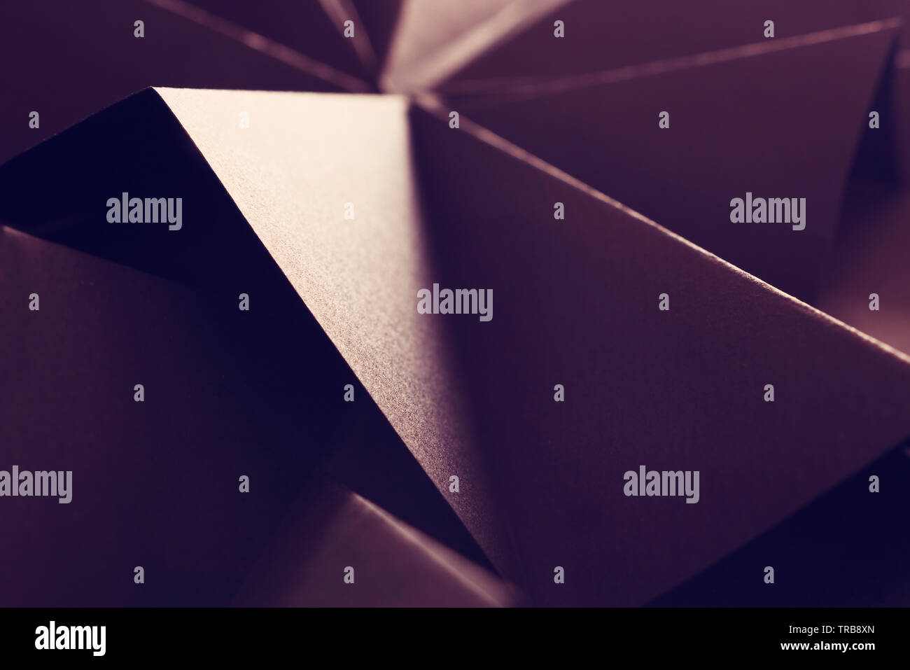Abstract background of geometric shapes. purple dark tones Stock Photo ...