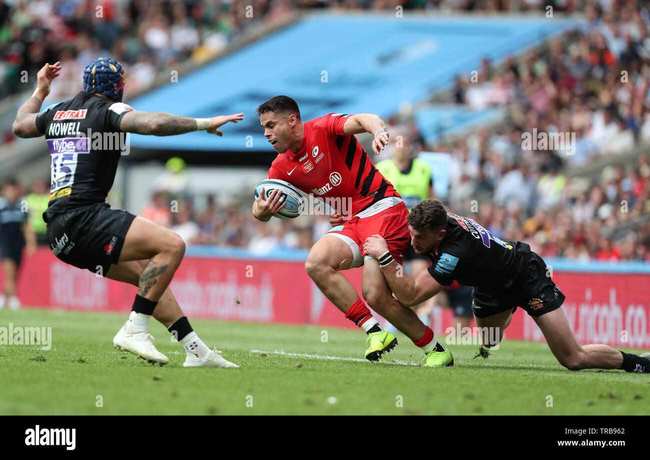 01.06.2019 Twickenham, England. during the Premiership Final 2019 game ...