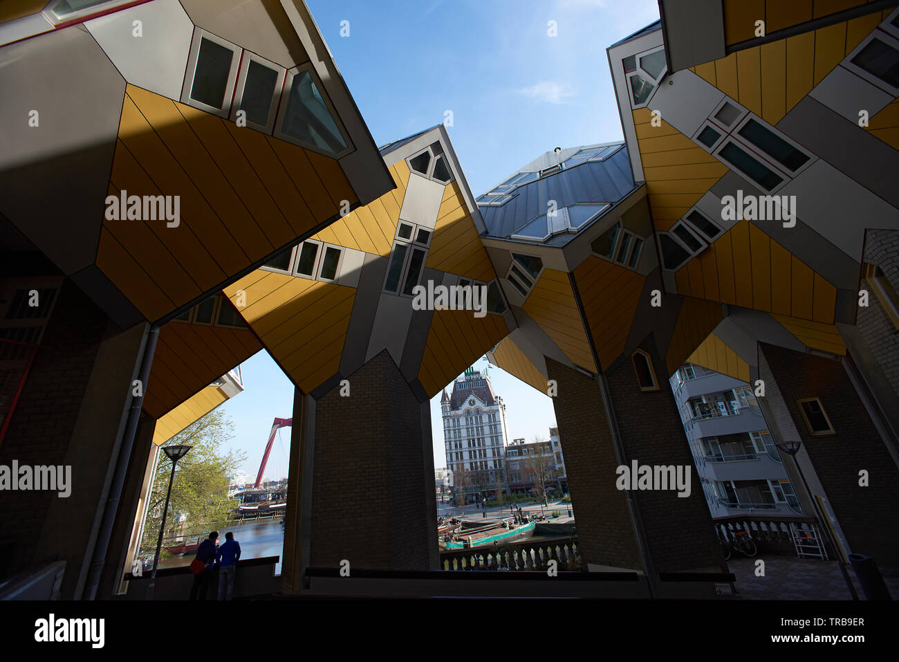 Amazing cube houses a famous landmark in the city centre of Rotterdam ...