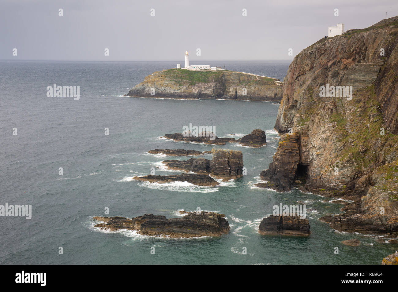 South Stack Lighthouse, Gogarth Stock Photo - Alamy
