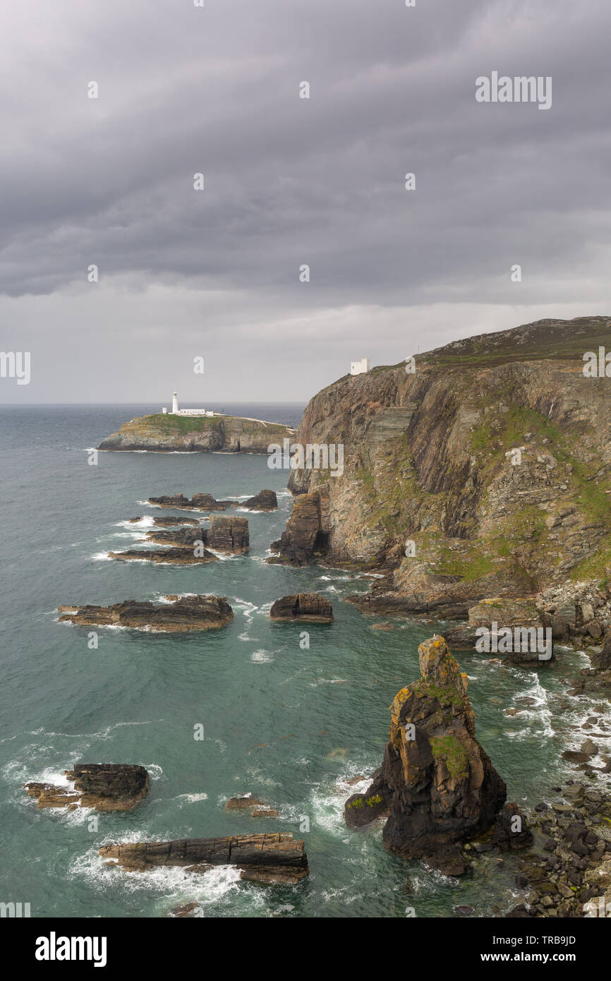 South Stack Lighthouse, Gogarth Stock Photo - Alamy