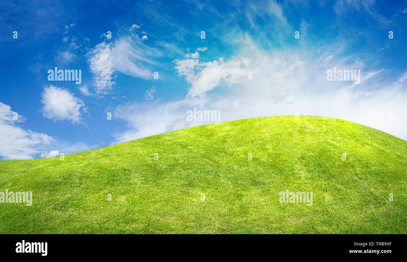 Grass hill surface hi-res stock photography and images - Alamy