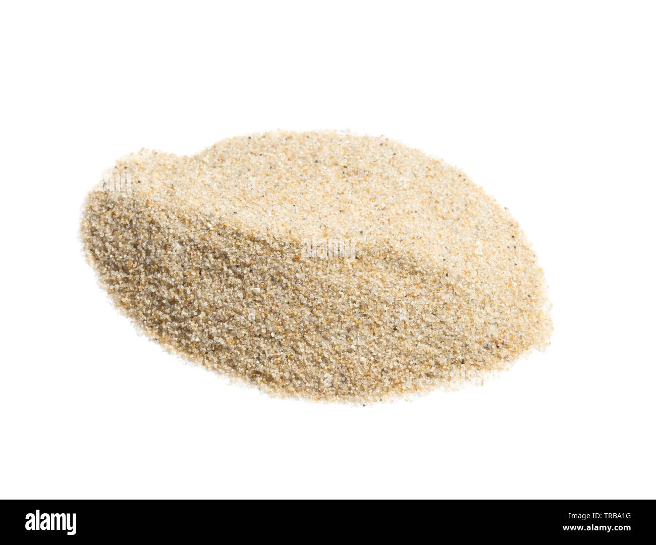 Sand heap isolated on white background Stock Photo - Alamy