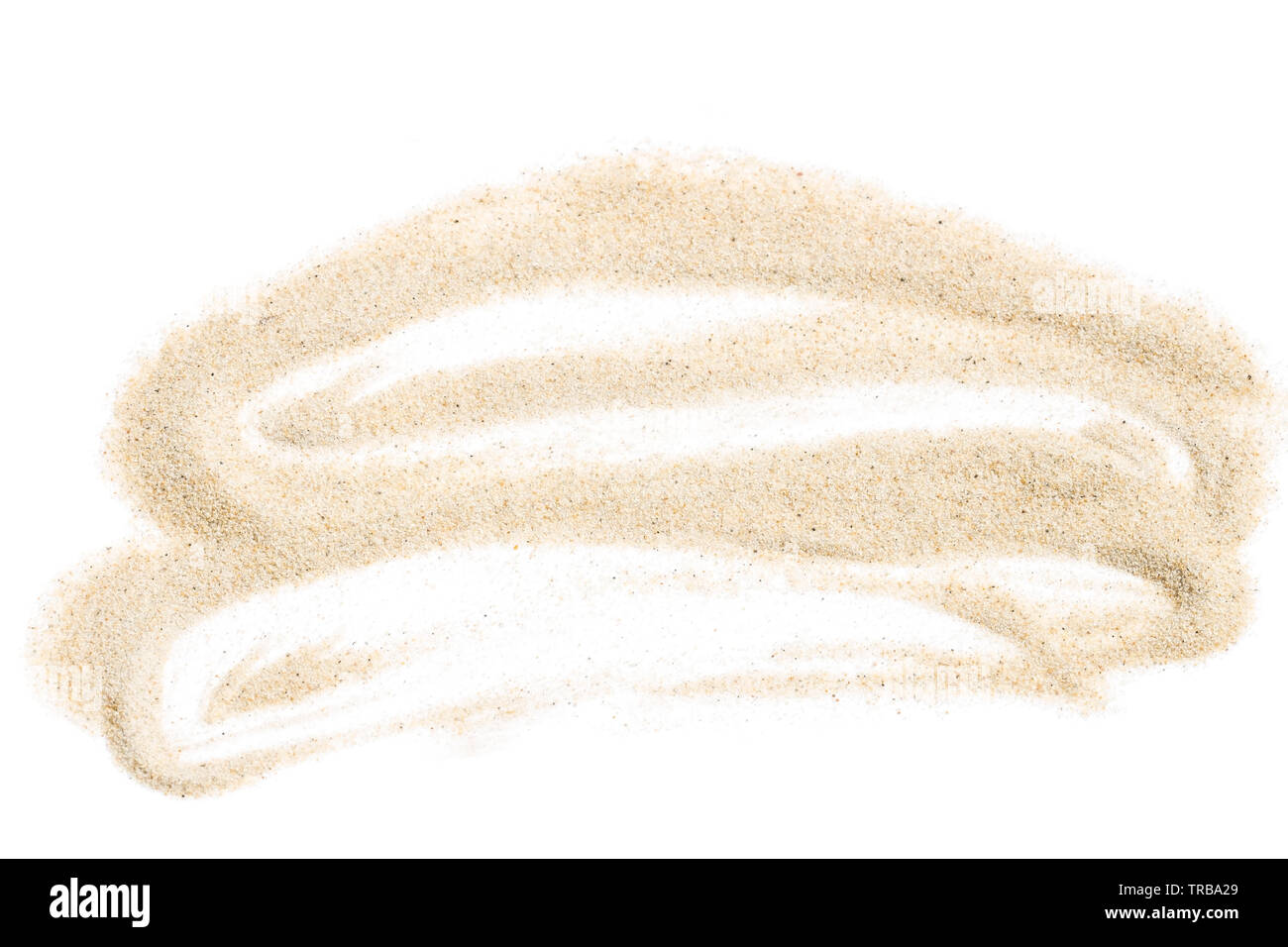 Sand heap isolated on white background Stock Photo - Alamy