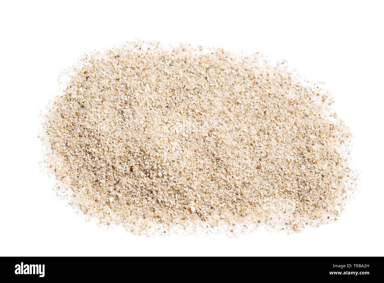Sand heap isolated on white background Stock Photo - Alamy
