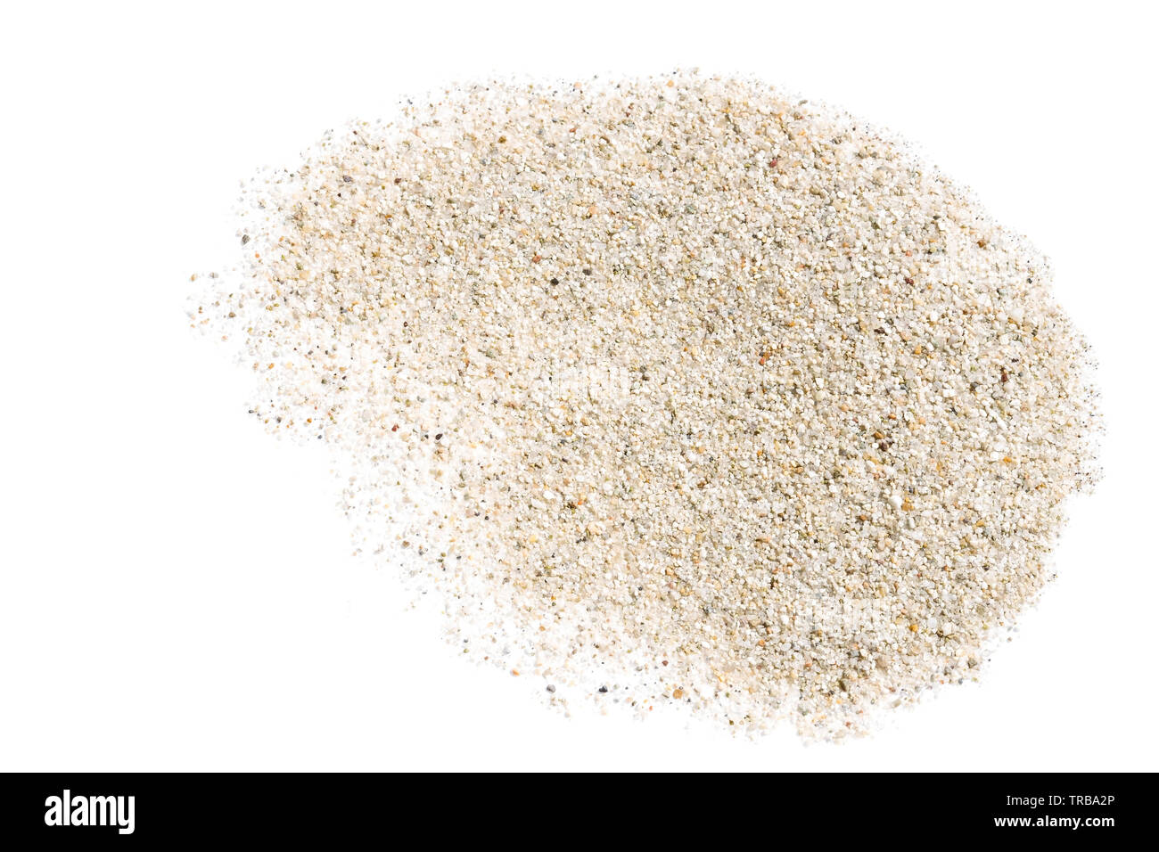 Sand heap isolated on white background Stock Photo - Alamy