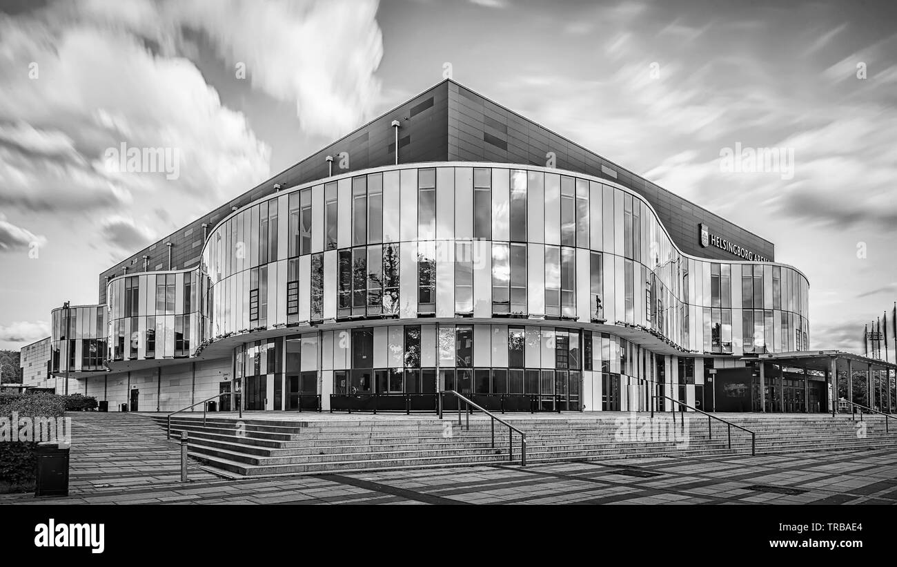 HELSINGBORG, SWEDEN - MAY 28, 2019: A black and white fine art ...