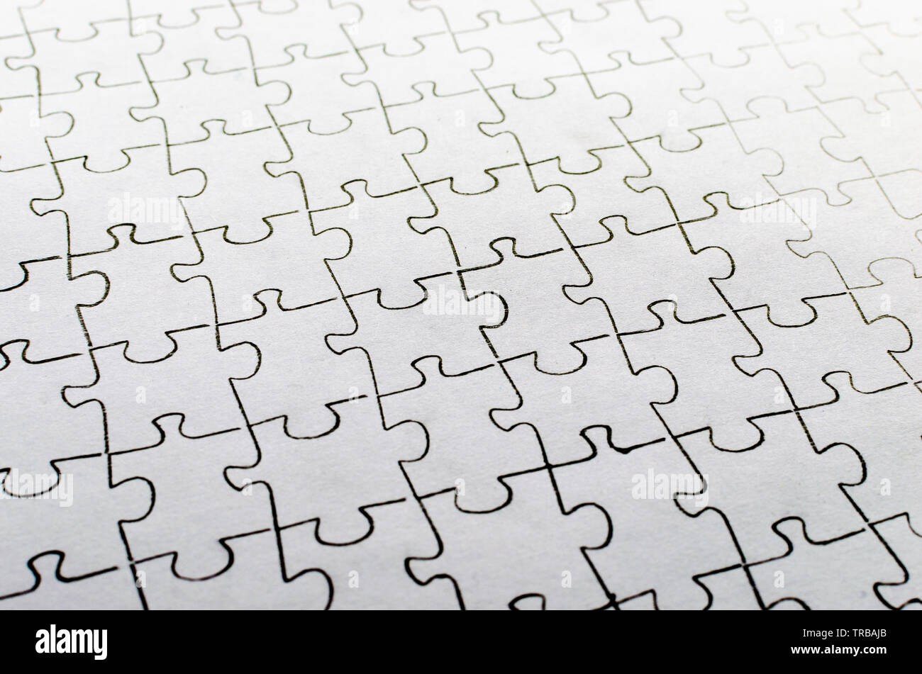 Assembled puzzle pieces empty hi-res stock photography and images - Alamy