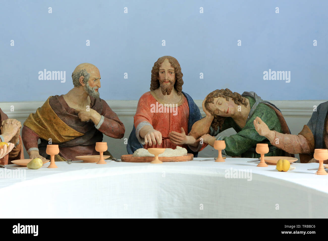 Jesus and his apostles. The Last Supper. Francesco Silva de Morbio ...