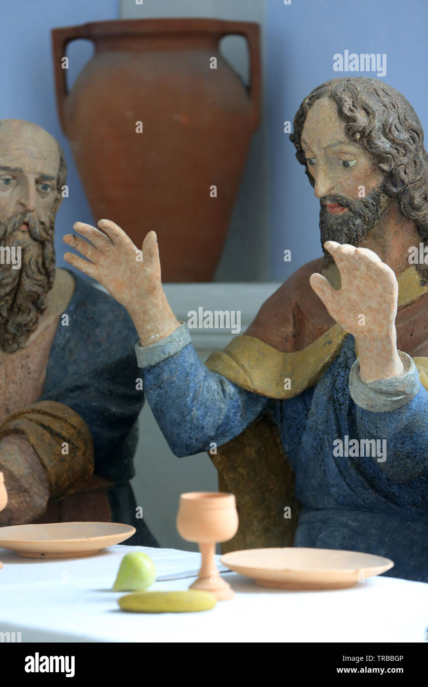 Jesus and his apostles. The Last Supper. Francesco Silva de Morbio ...