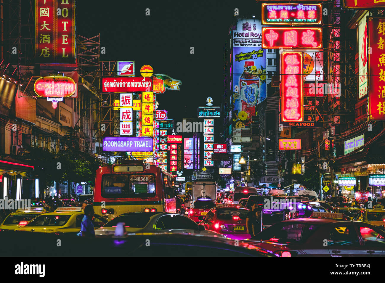 Bright city lights neon hi-res stock photography and images - Alamy