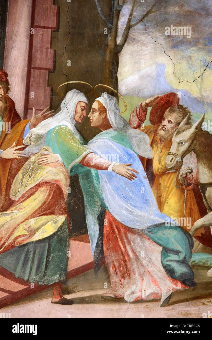 The Visitation is the visit of Mary with Elizabeth as recorded in the ...